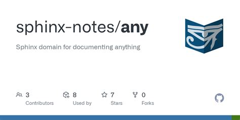 Github Sphinx Notesany Sphinx Domain For Documenting Anything