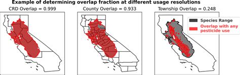 Example Of Calculating Overlap Between Species Range Cupressa Download Scientific Diagram