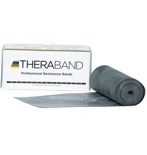 Theraband 전문 라텍스 저항 밴드 운동 장비 물리 치료 필라테스 재택 운동 18m6피트 티몬