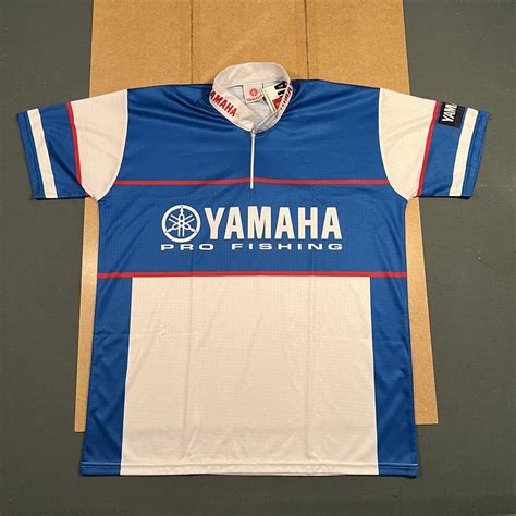 Y2k Modern Yamaha Pro Fishing Graphic Athletic Shirt Depop