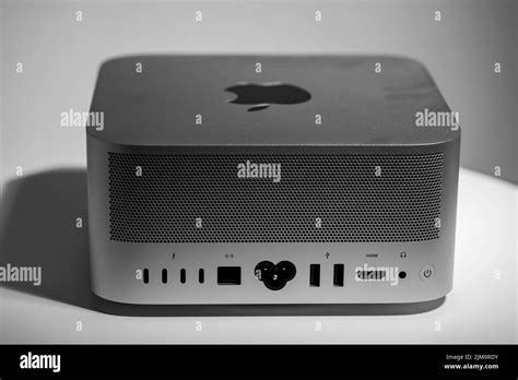 Back Part On Display Still Life Of Modern New Desktop Computer System Stock Photo Alamy