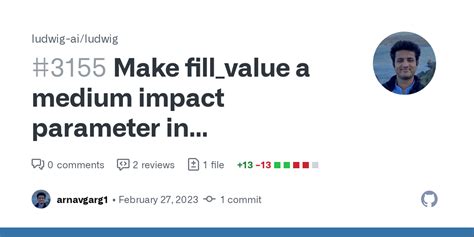 Make Fillvalue A Medium Impact Parameter In Preprocessing By