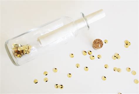 DIY Message In A Bottle In Honor Of Design