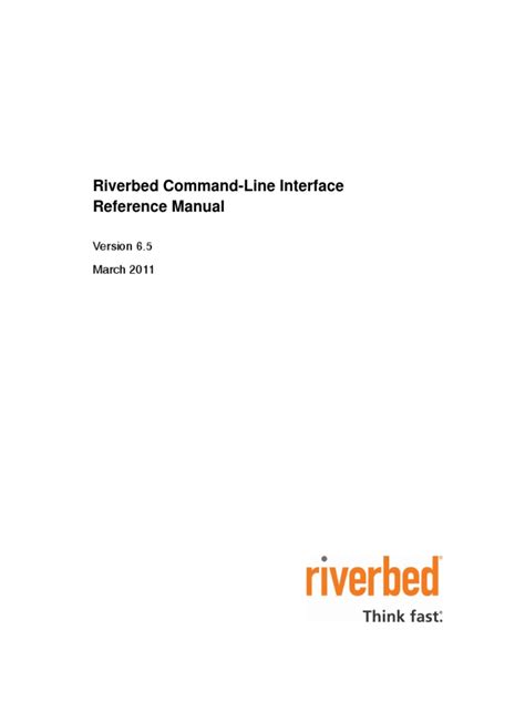 Riverbed Command Line Interface Reference Manual Pdf Command Line