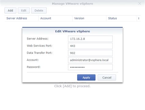 Synology Active Backup For Business Vmware Lab Protection Bytesizedalex