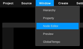 Node Editor SynapseRack