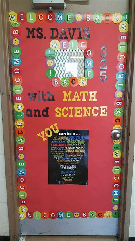 Math Classroom Door Decoration