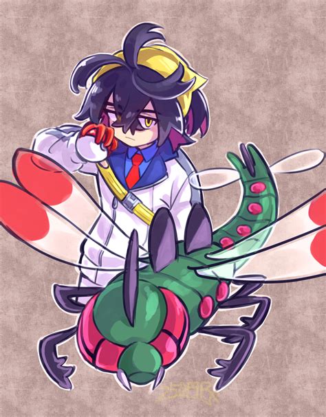 Kieran And Yanmega Pokemon And 1 More Drawn By 250enremon Danbooru