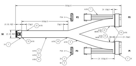 LSI Broadcom X SFF SlimSAS To X SFF U With Power Cable M