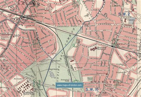 Map Of Tooting London