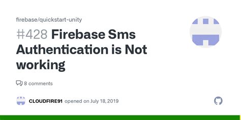 Firebase Sms Authentication Is Not Working · Issue 428 · Firebase