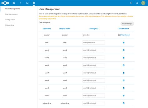Nextcloud Two Factor Authentication Secsign 2fa