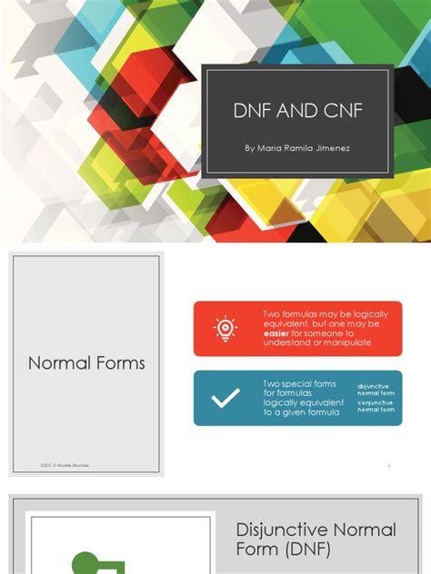 Dnf And Cnf Xuateneo Notes Pdf Theoretical Computer Science Metalogic