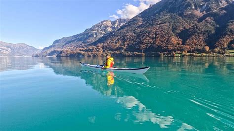 Kayaking Lake Brienz In Autumn Hightide Kayak School