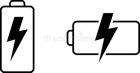 Battery Charge Level Indicator Battery Icon Set Flat Battery Icon