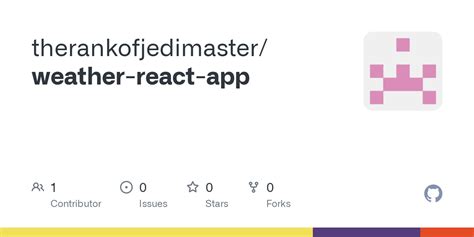 Github Therankofjedimaster Weather React App