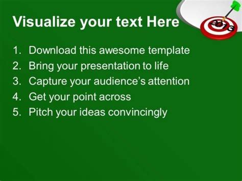 Dart Hitting 2013 Target New Year Concept Powerpoint Templates Ppt Backgrounds For Slides 1112