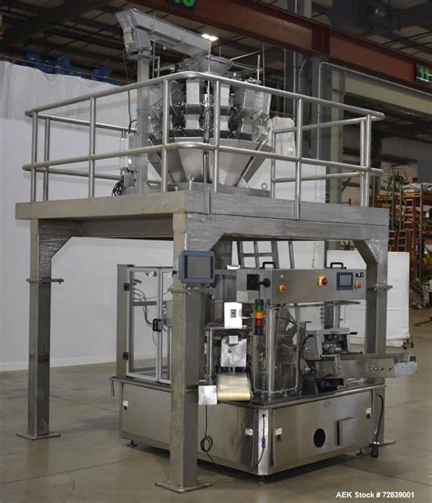 Unused Alpha Pack Model Ap 8bt 1v 2 Rotary Premade Pouch Machine Sp