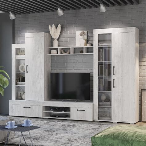 Купить Шкаф многофункциональный Прима ШК 16 Бетон пайн светлый Bts в Минске