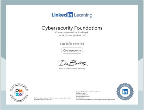 Completed Cybersecurity Foundations Sandeep K Posted On The Topic Linkedin