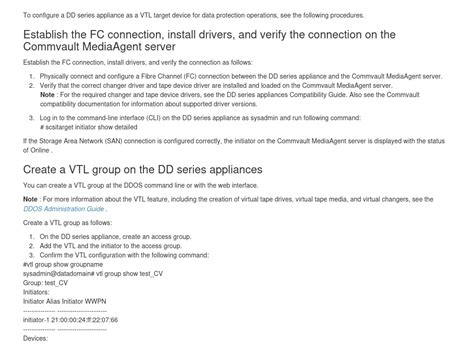 Configure And Set Up Dd Series Appliances As Vtl Target Dell Powerprotect Dd Series Appliances