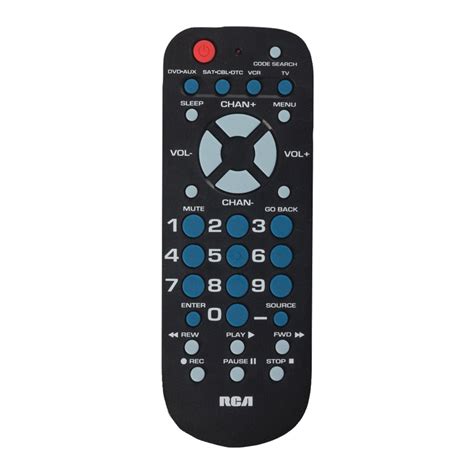 RCA RCR504BR Universal Remote Control Manual And Code List ManualsLib
