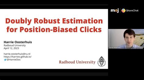 Olivier Jeunen On Linkedin Doubly Robust Estimation For Position Biased Clicks By Harrie