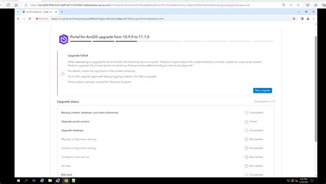 Solved Arcgis Portal Ha Upgrade From 10 9 To 11 1 Upgrad Esri Community