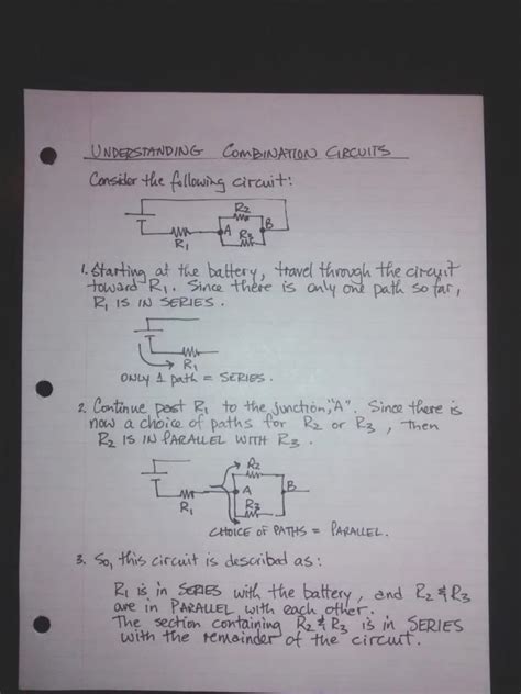 50 Combination Circuits Worksheet With Answers Chessmuseum Template Library