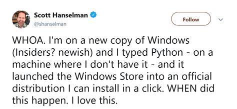 Python 放入列表中谁将python放入windows 10 May 2019更新中？ Csdn博客
