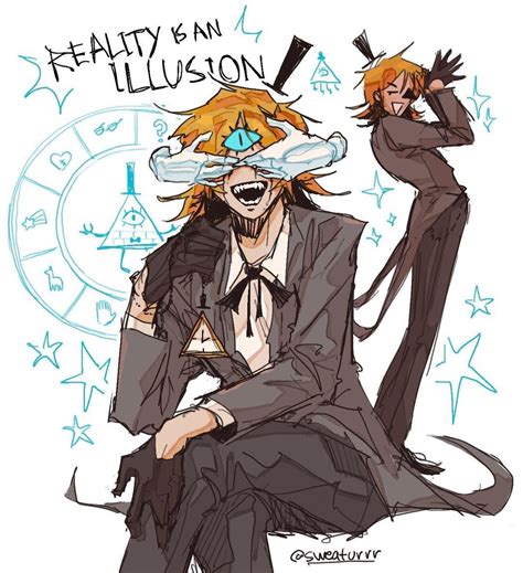 Bill Cipher Human Fanart