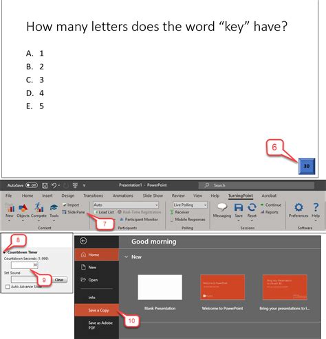 Tp8 How To Add A Countdown Timer Into Powerpoint Polling Instruction