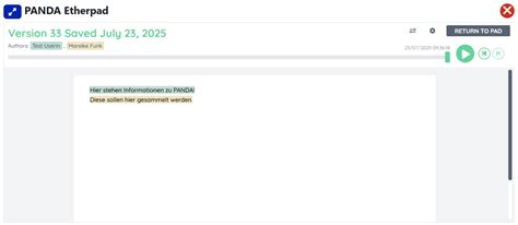Course Etherpad Lite ZIM HilfeWiki