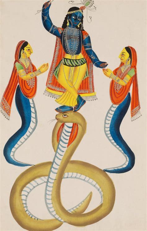 The Wives Of Kaliya Appeal To Krishna Posters And Prints By Unknown