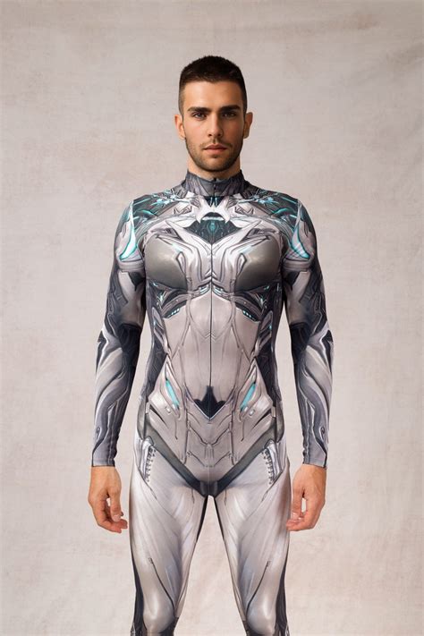Robot Costume Men Festival Costume Man Droid Costume Men Silver