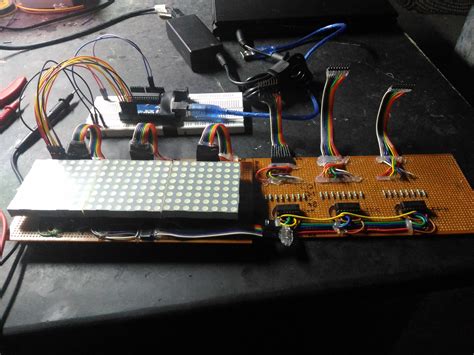 48 X 8 Scrolling Led Matrix Display Using Arduino And Shift Registers