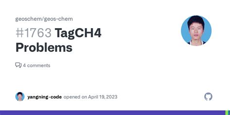 Tagch4 Problems · Issue 1763 · Geoschemgeos Chem · Github