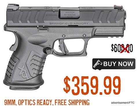 Springfield Xdm Elite Compact 9mm Optics Ready Pistol 359 99 Free Sandh