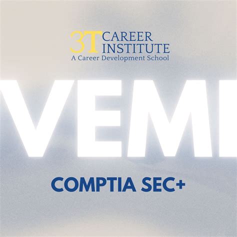 3t Career Institute On Linkedin Comptia Securityplus Cybersecurity Certification