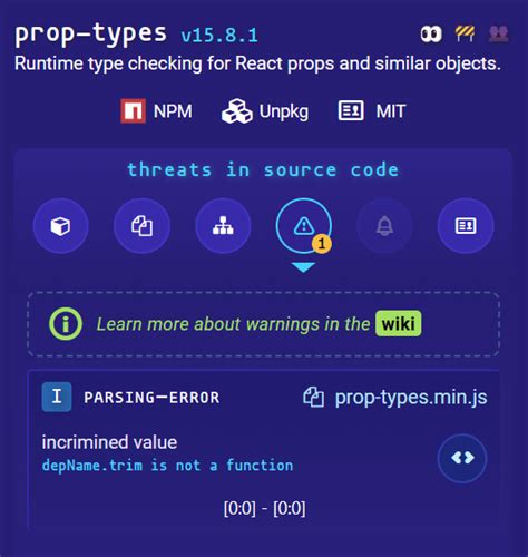 Parsing Error DepName Trim Is Not A Function Issue NodeSecure Js X Ray GitHub