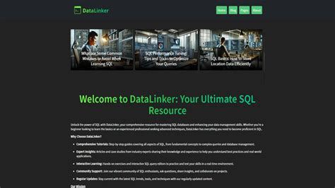 Datalinker 通过全面教程和专家见解掌握sql数据库