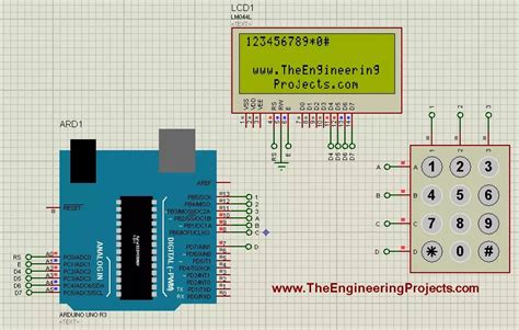 The Engineering Projects Interfacing Of Keypad With Arduino