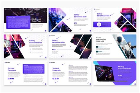 daivenmax powerpoint template presentation incl button and controller