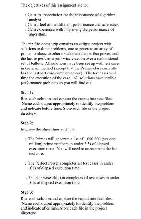 The Objectives Of This Assignment Are To 1 Gain An