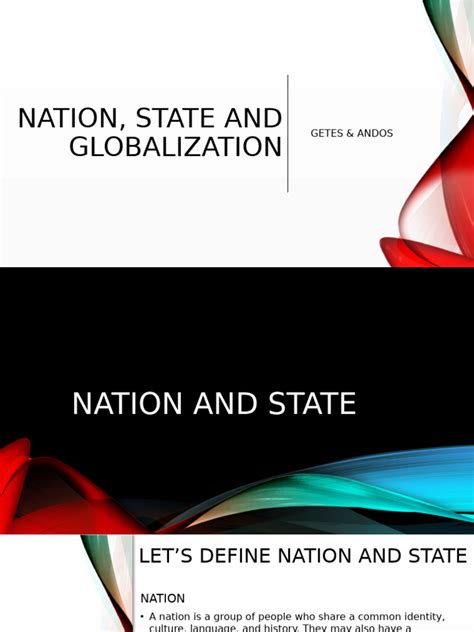 Nation State And Globalization Pdf