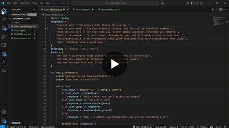 Task3complete Pythoninternship Codealpha Chatbotdevelopment