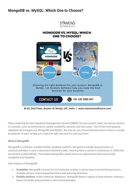 Ppt Mongodb Vs Mysql Which One To Choose Powerpoint Presentation Free Download Id13793309