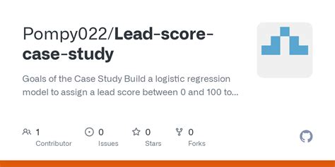 Github Pompy022lead Score Case Study Goals Of The Case Study Build
