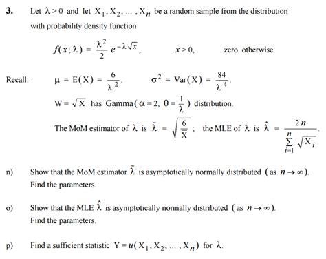 Let Lambda 0 And Let X 1 X 2 X N Be A Random