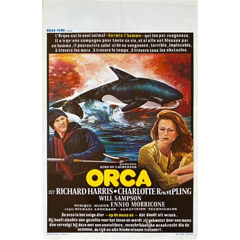 Orca Belgian Movie Poster 14x21 In 1977